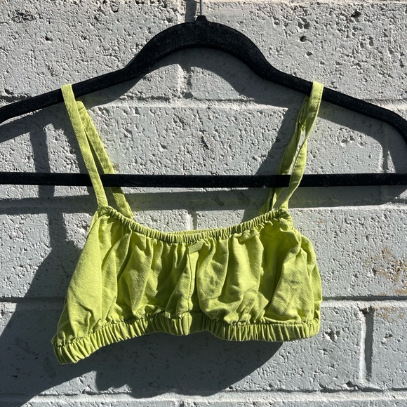 Intimates & Sleepwear | Lime Green Bloomer Style Bra | Poshmark